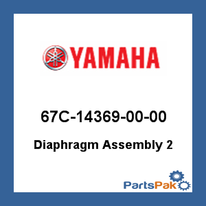 Yamaha 67C-14369-01-00 Diaphragm Assembly 2; New # 67C-14369